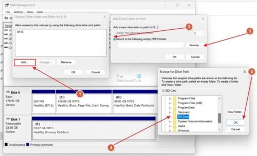 How to use SD card for internal storage on Windows 11
