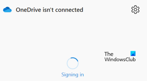 OneDrive isn't connected; Signing in stuck [Fix]