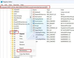 Unable to change Windows Firewall settings
