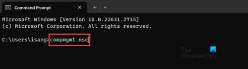How to open Computer Management in Windows 11/10