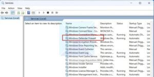 Unable to change Windows Firewall settings