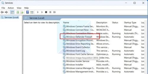 Unable to change Windows Firewall settings