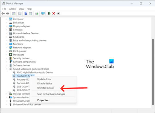 Realtek audio static noise in Windows 11