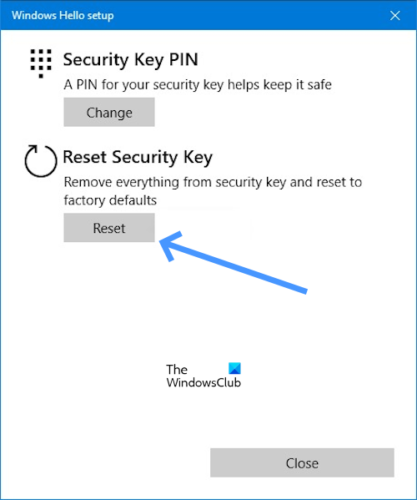 How to remove Security Key in Windows 11
