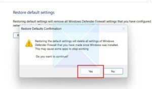 Unable to change Windows Firewall settings