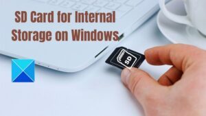How to use SD card for internal storage on Windows 11