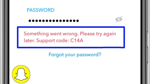 Snapchat Support Code C14A when logging in [Fix]