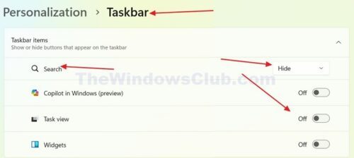 How to make only Time visible in Windows Taskbar