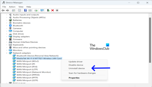 Some WiFi networks are not showing in the list on Windows 11
