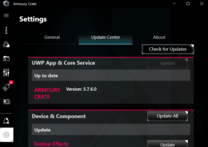 ArmouryCrate.UserSessionHelper.exe Application error or High CPU usage