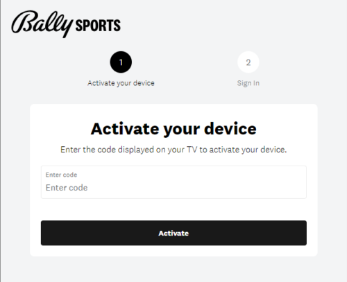 How to activate BallySports.com on Xbox One?