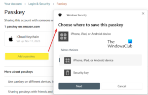 How to Enable and Set up Passkey for Amazon account