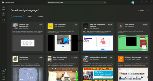 How to learn American Sign Language (ASL) in Windows 11?