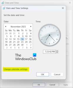 How to change Date and Time Formats in Windows 11