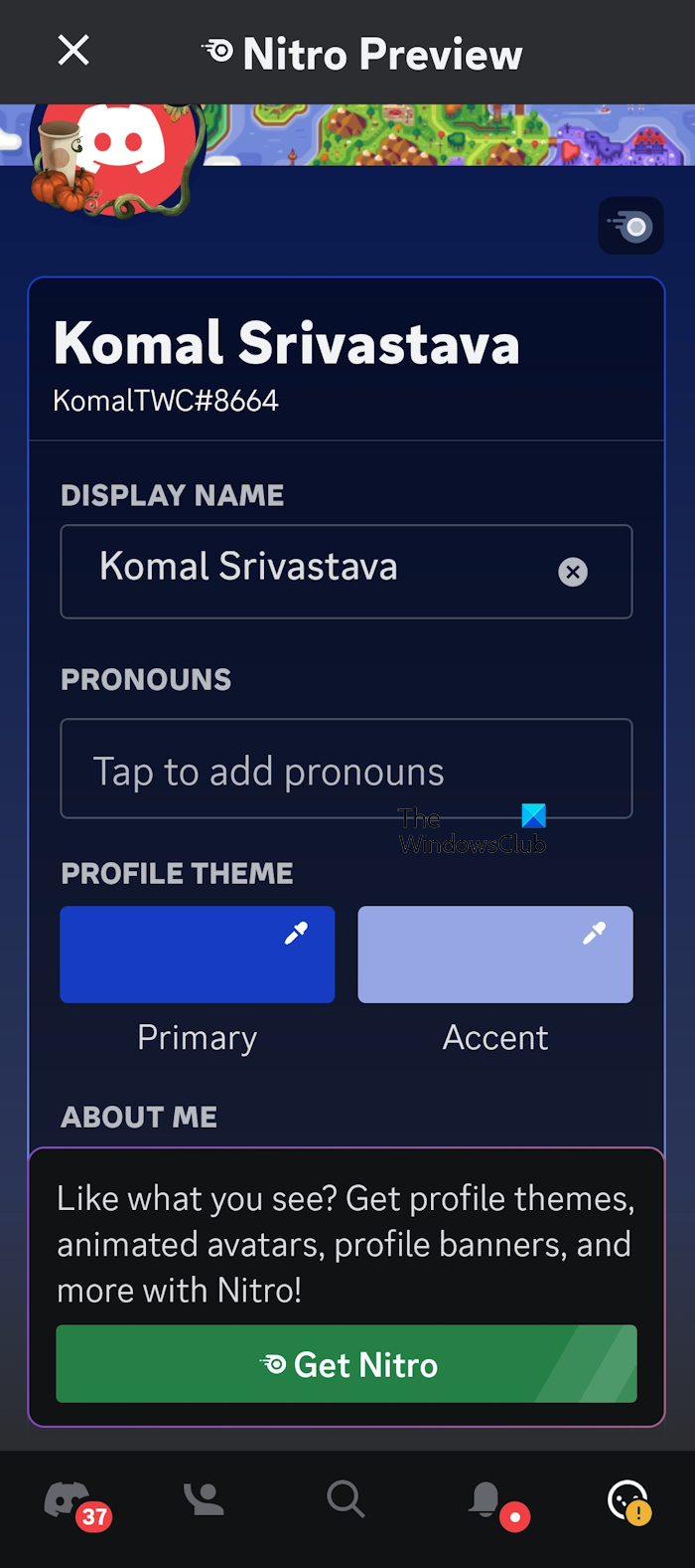 Discord profile theme not saving [Fix]