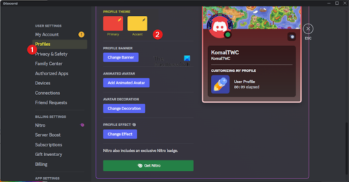Discord profile theme not saving [Fix]