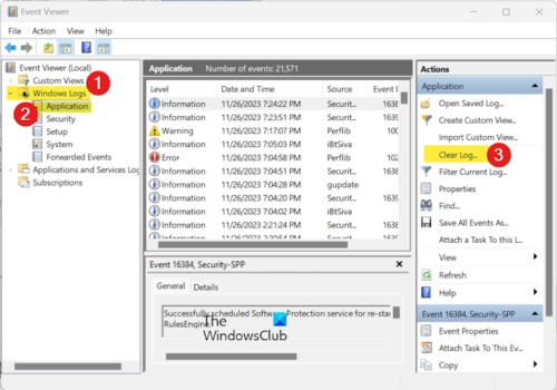 Windows Event Log high CPU, Disk, Memory, Power Usage