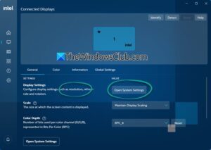 Screen resolution setting greyed out in Windows 11/10