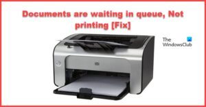 Documents are waiting in queue, Not printing [Fix]