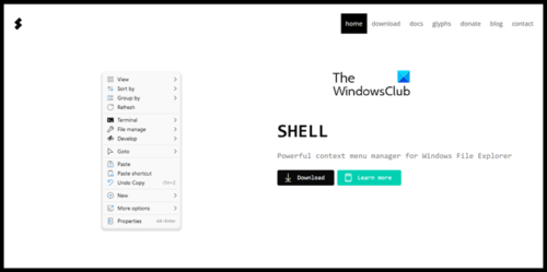 Nilesoft Free Context Menu Manager for Windows Explorer