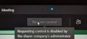 How to Request Control in Microsoft Teams