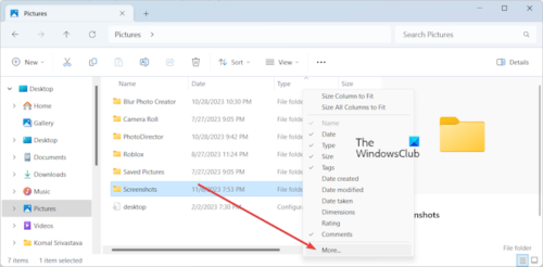 How to add Comments to Folders in Windows 11/10