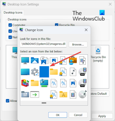 How to make Desktop Icons invisible in Windows 11