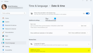 How to change Date and Time Formats in Windows 11