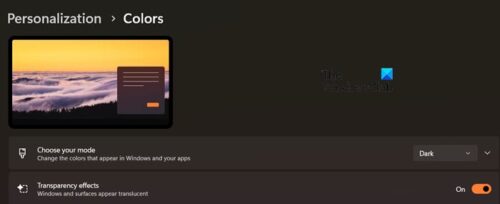 Task Manager Dark Mode not working in Windows 11