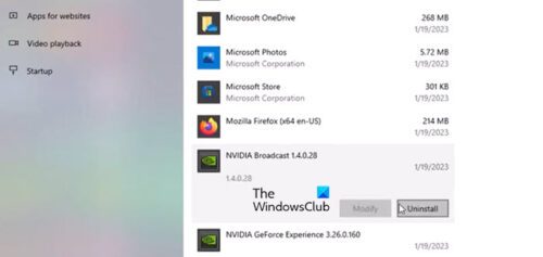 NVIDIA Broadcast not working in Windows 11