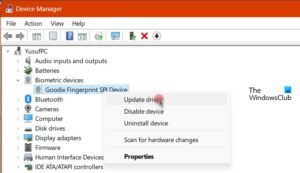 Your device is having trouble recognizing you error in Windows 11