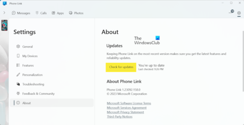 Phone Link Stuck on connecting Android or iPhone