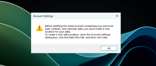 Can't remove email account from Outlook [Fix]