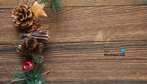 Best free Christmas background for Teams