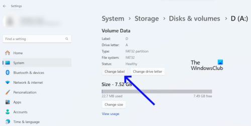 How to rename External Hard Drive in Windows 11/10
