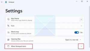 Stop Notepad from opening last file in Windows 11
