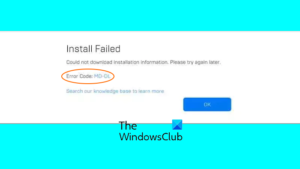 Fix Epic Games Launcher Installer error 2503 & 2502 on Windows 11/10