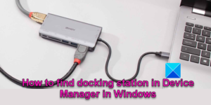 How to find Docking Station in Device Manager in Windows 11
