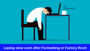 Laptop slow even after Formatting or Factory Reset