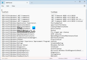 How to list all Automatic Maintenance Tasks in Windows 11