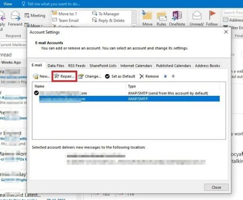 Outlook resending old Emails automatically
