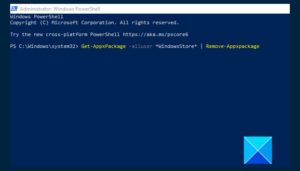 Microsoft Store Search Bar missing or not working