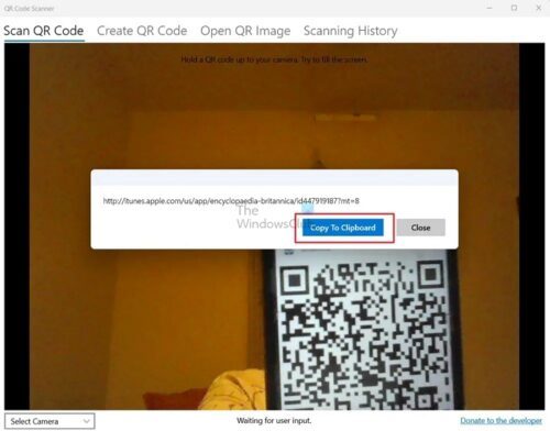 How to Scan QR Codes on Windows 11 PC