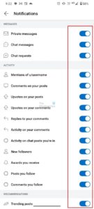 How to stop Reddit notifications on Web, Android, and iOS