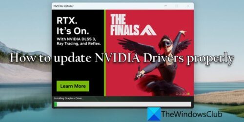 How to update NVIDIA Drivers on Windows 11 properly