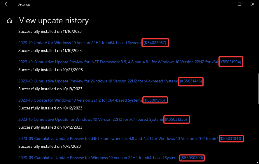 Fix 0x80188309 Windows Update error