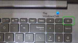 Where is Power button on ASUS laptop