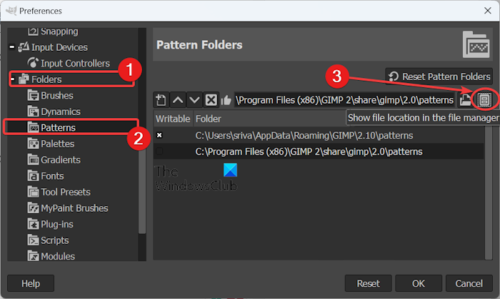 How to create a Pattern in GIMP?