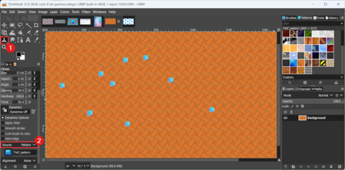 How To Create A Pattern In Gimp 0269