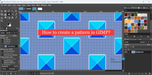How to create a Pattern in GIMP?